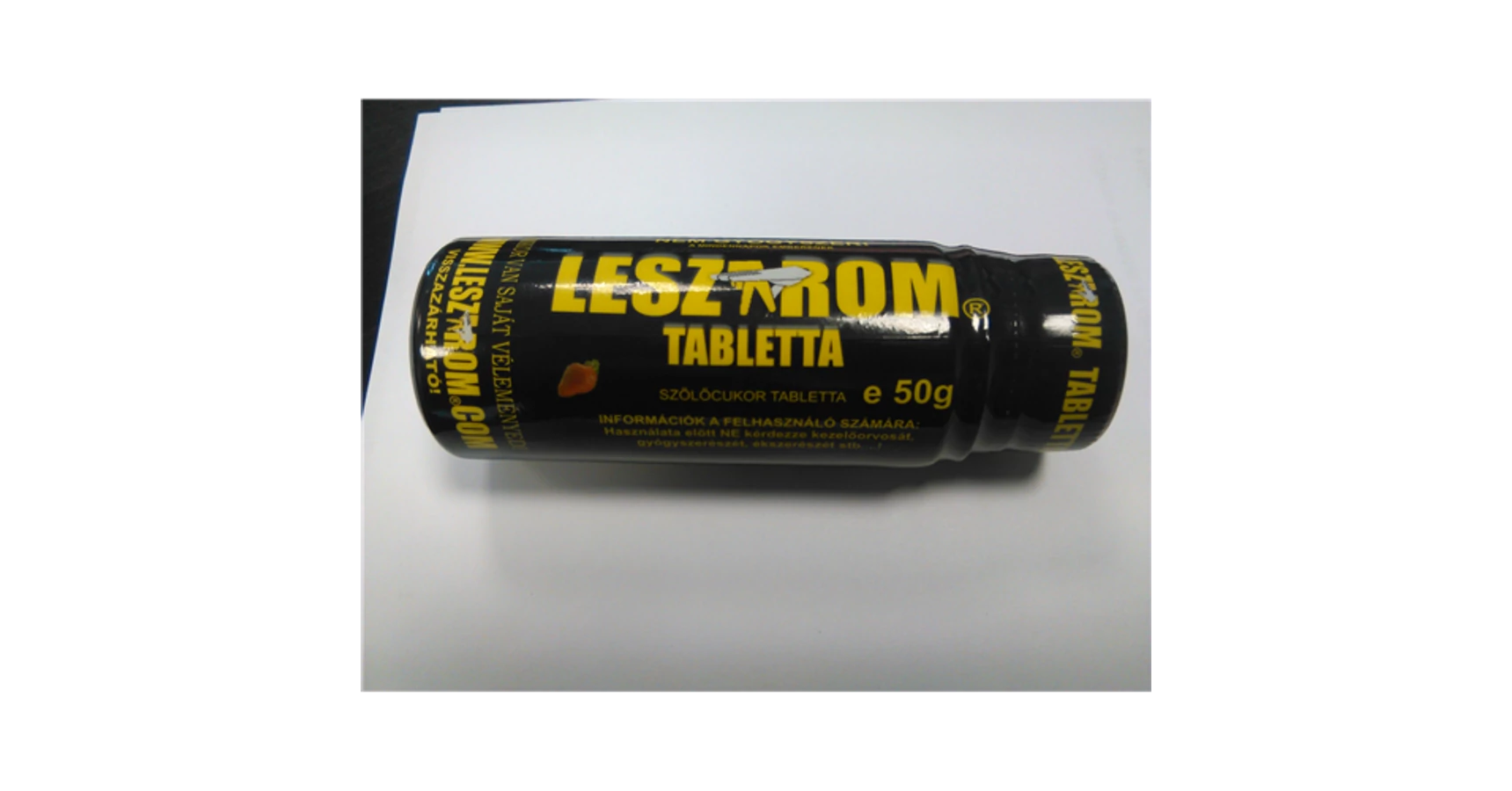 Leszarom tabletta eper ízű 50gr/tégely - Felnőtt születésnap - Party ...