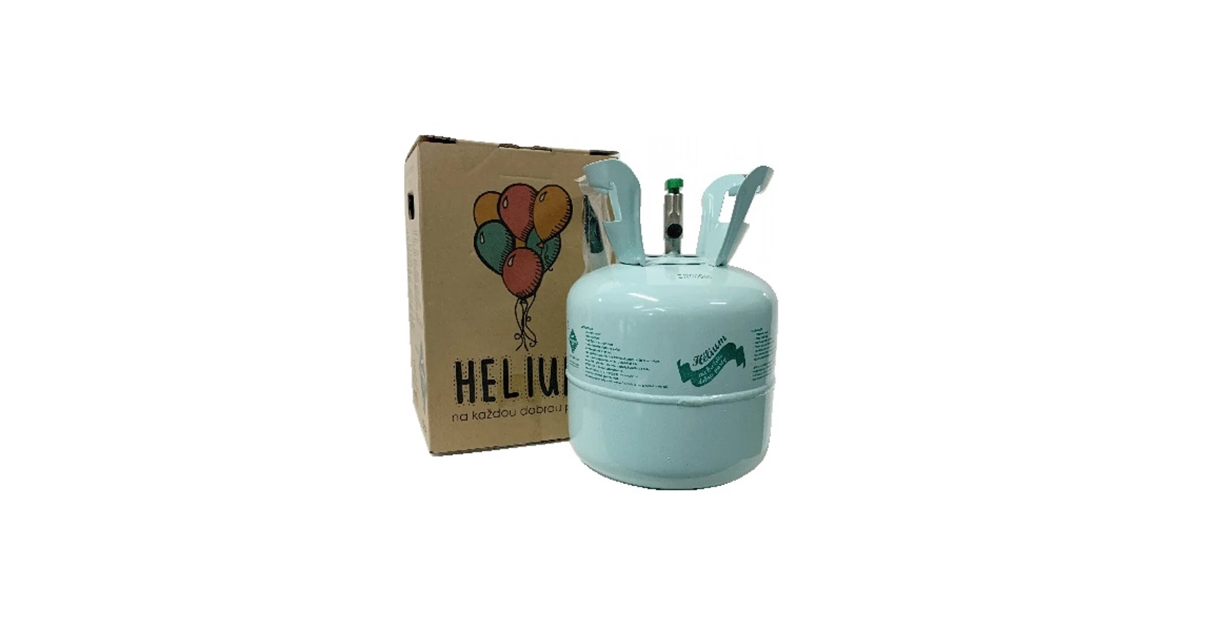 Eldobható hélium palack 30 db, 23 cm-es lufihoz - Hélium palack - Party ...