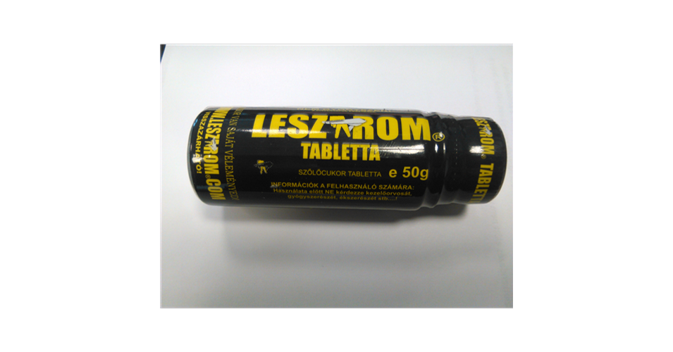 Leszarom tabletta natúr ízű 50gr/tégely - Felnőtt - Party Point webáruház